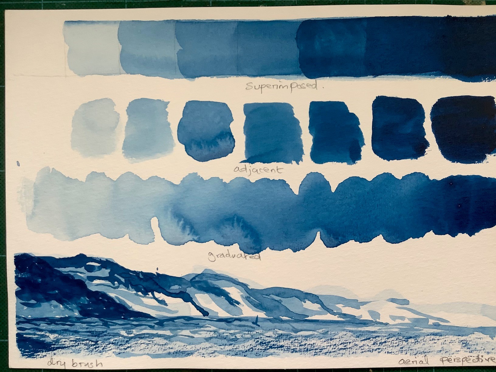 Studio Practice Session on Watercolour Fundamentals - Tone and Wash